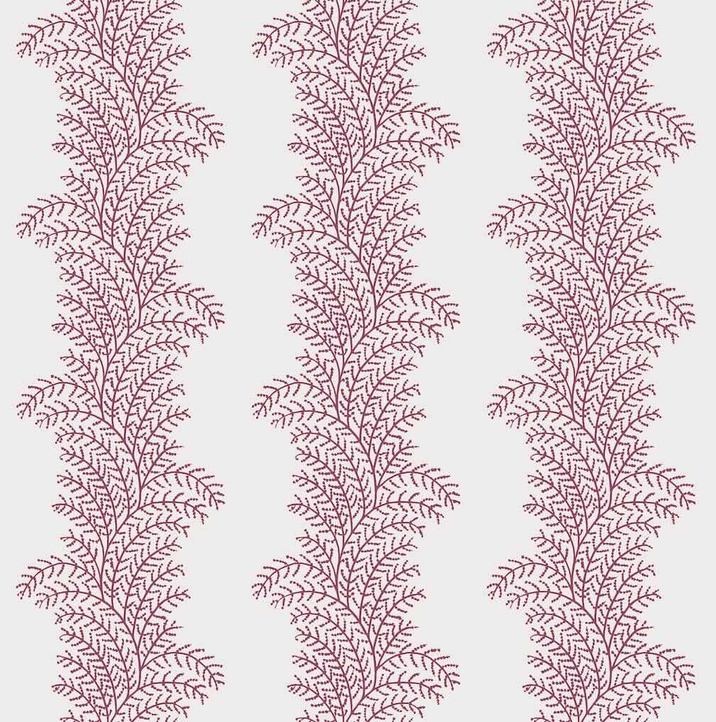Graham & Brown Whispering Fern Divine Damson Wallpaper – Decor Warehouse