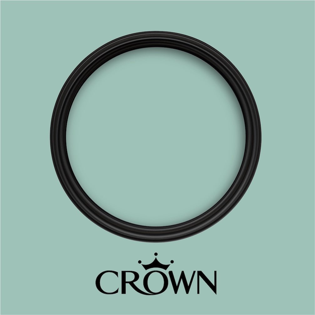 Crown Dabbling Green Paint | Midtone Aqua-Green Paint – Decor Warehouse