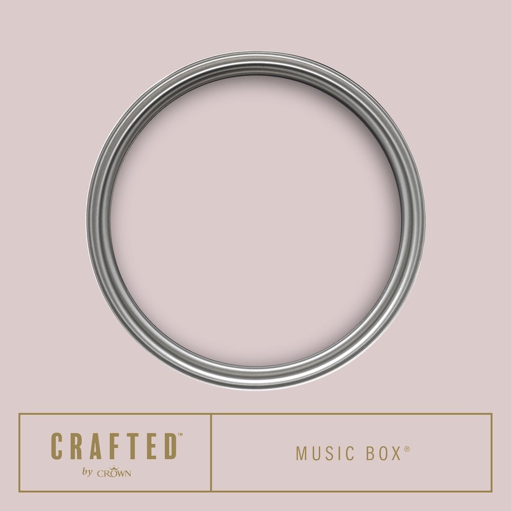 Crown Crafted Music Box Luxurious Flat Matt | Dusky Pink