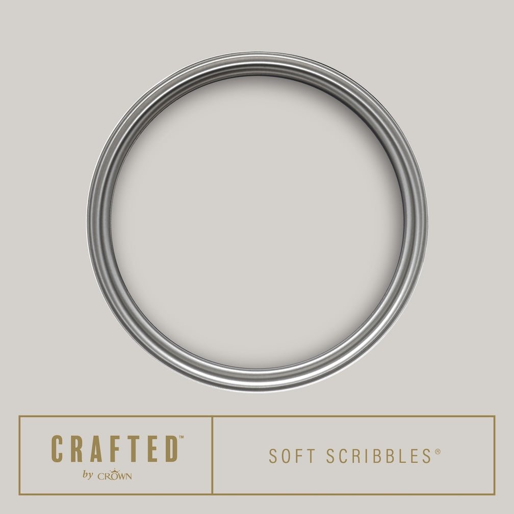 Crafted by Crown Soft Scribbles Luxurious Flat Matt Paint – Decor Warehouse