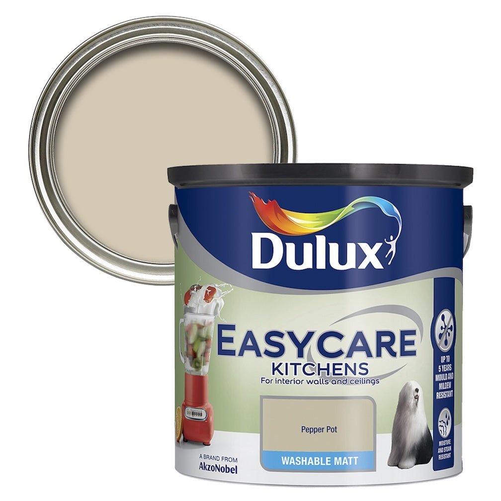 Dulux Easycare Kitchen Pepper Pot Washable Matt Paint 2.5L – Decor ...
