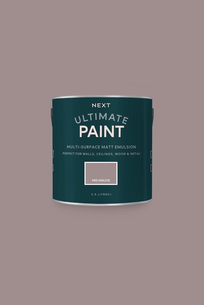 Next Ultimate Multi Surface Matt Paint | Mid Mauve 2.5L