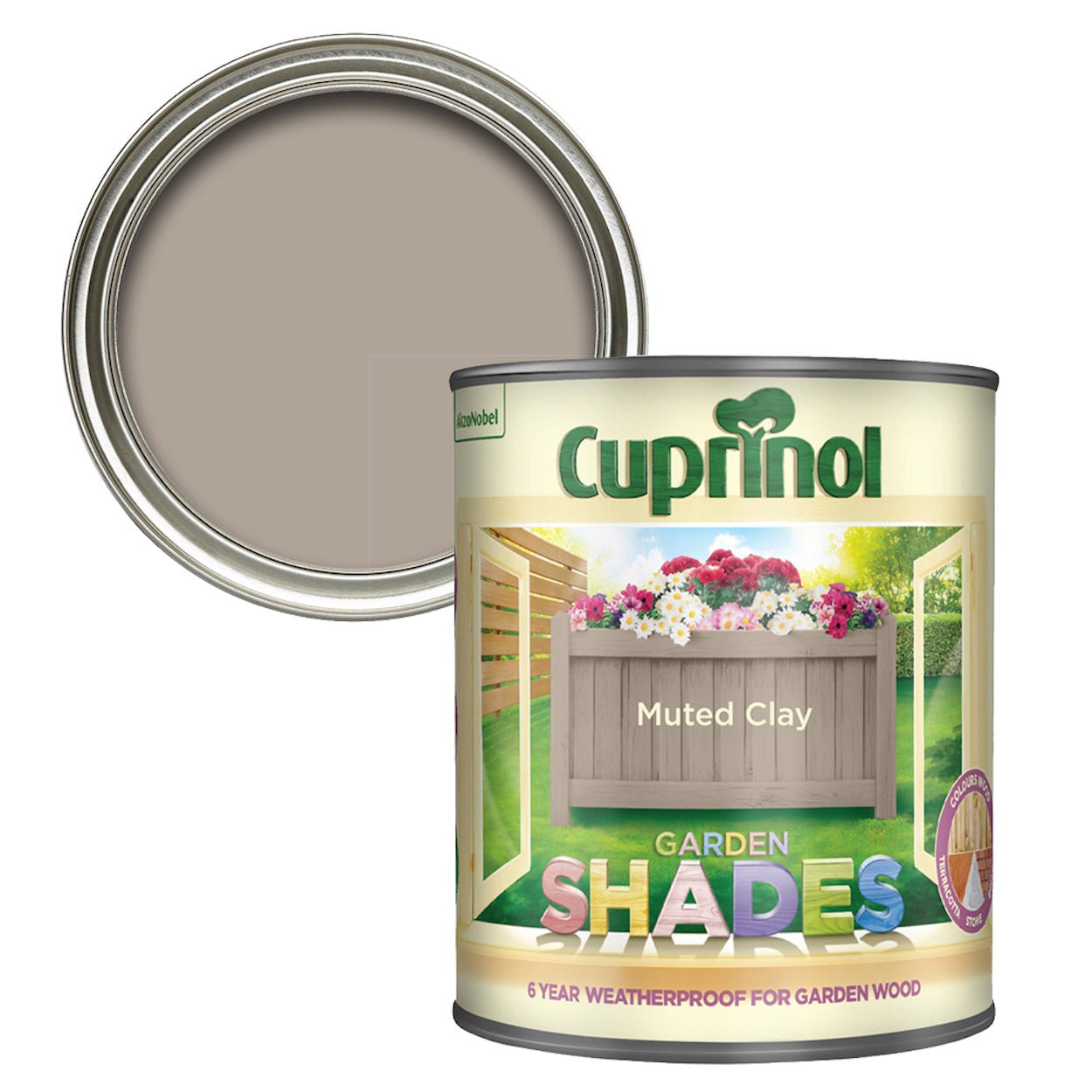 Cuprinol Garden Shades - Muted Clay Furniture Paint 1L